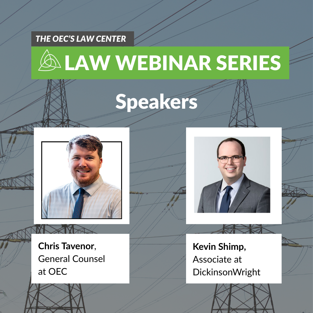 Law Center Webinar Series: How HB 15 Transforms Energy Policy in Ohio ...